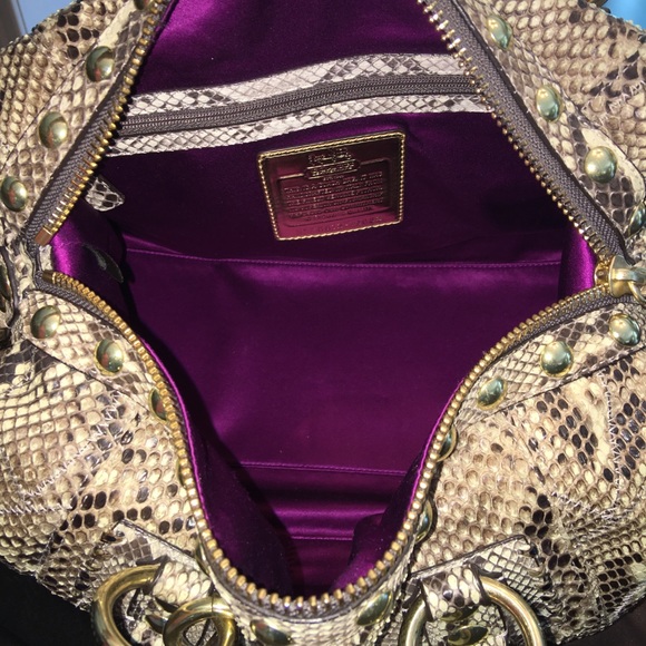 Coach | Bags | Python Satchel | Poshmark